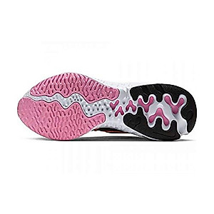 Nike Women's Race Running Shoe, Black Orange Pulse White Pink, 5.5