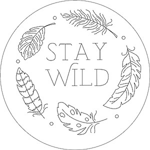 Believe In Yourself Embroidery Pattern Transfers (set of 10 hoop designs!)
