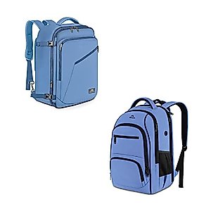 MATEIN Cute Backpack for Women, Expandable Carry on Backpacks for Nurses, Backpacks for Travel, 17 Inch Laptop Backpack