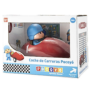 BANDAI TO77400 Pocoyo Racing Car, No Colour, Normal