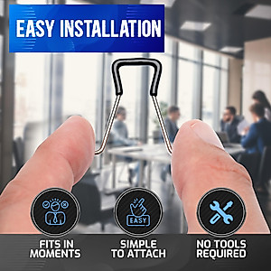 Computer Keyboard Feet Replacement 2 Pcs - Rubber Grip Small Ergonomic Tilt Stand Clips to Prop Up Keyboard Legs - for Logitech K120, K260, K270, K330, K345, K350, K360, K520, K835, K850 and More