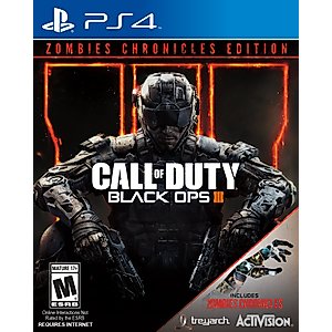 COD BLACK OPS III 3 ZOMBIE CHRONICLES EDITION [M]