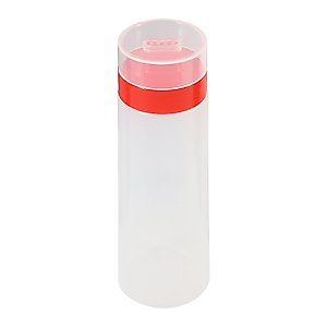 Hilitand Squeeze Bottle,4 Hole 300ml Large Capacity Squeeze Bottle for Ketchup Jam Mayonnaise Olive Oil Red,Healthy and ecofriendly