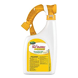 Scotts Liquid Turf Builder with Plus 2 Weed Control, Liquid Weed Killer and Fertilizer, 32 fl. oz. (Pack of 2)