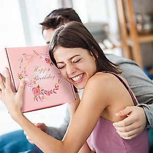 Birthday Gifts for Women,Unique Happy Birthday Gift for Her, Relaxation Spa Bath Birthday Gift Baskets for Female ,Gifts Ideas Box Set for Mom Sister Friends Wife Aunt