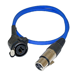 MCSPROAUDIO Replacement XLR Pigtails for Floor Boxes XLR TRS Combo with Female XLR Pigtails