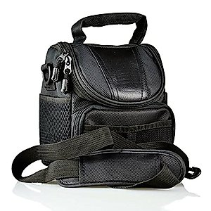 Camera Case Lightweight Black Strap Shoulder Bag for Olympus EP7 E-P7 PEN-F E-PL10 E-PL9 E-PL8 E-PL7 E-PL6 E-PL5 E-PL3 E-PL2 E-PL1 E-P5 E-P3 E-P2 E-PM2 E-PM1