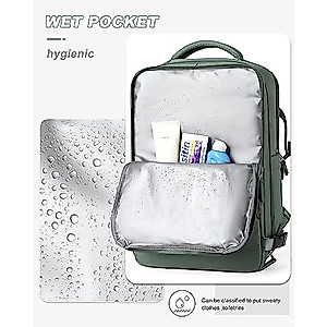 Travel Backpack For Women Men Airline Approved Carry On Bags For Airplanes Gym Bag With Shoe Compartment Backpack For Traveling On Airplane Waterproof Laptop Backpack College Travel Essentials