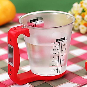 LCD Digital 1KG Measuring Cup Kitchen Scale