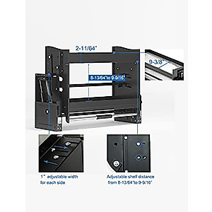 HEEPOR Pull Down Shelf Upper Kitchen Wall Cabinet Storage Organizer (36inch Cabinet)