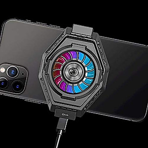 BBSJ Mobile Phone Radiator Cooling Back Clip Semiconductor Cooling Fan Game Handle Mobile Phone Cooling Artifact