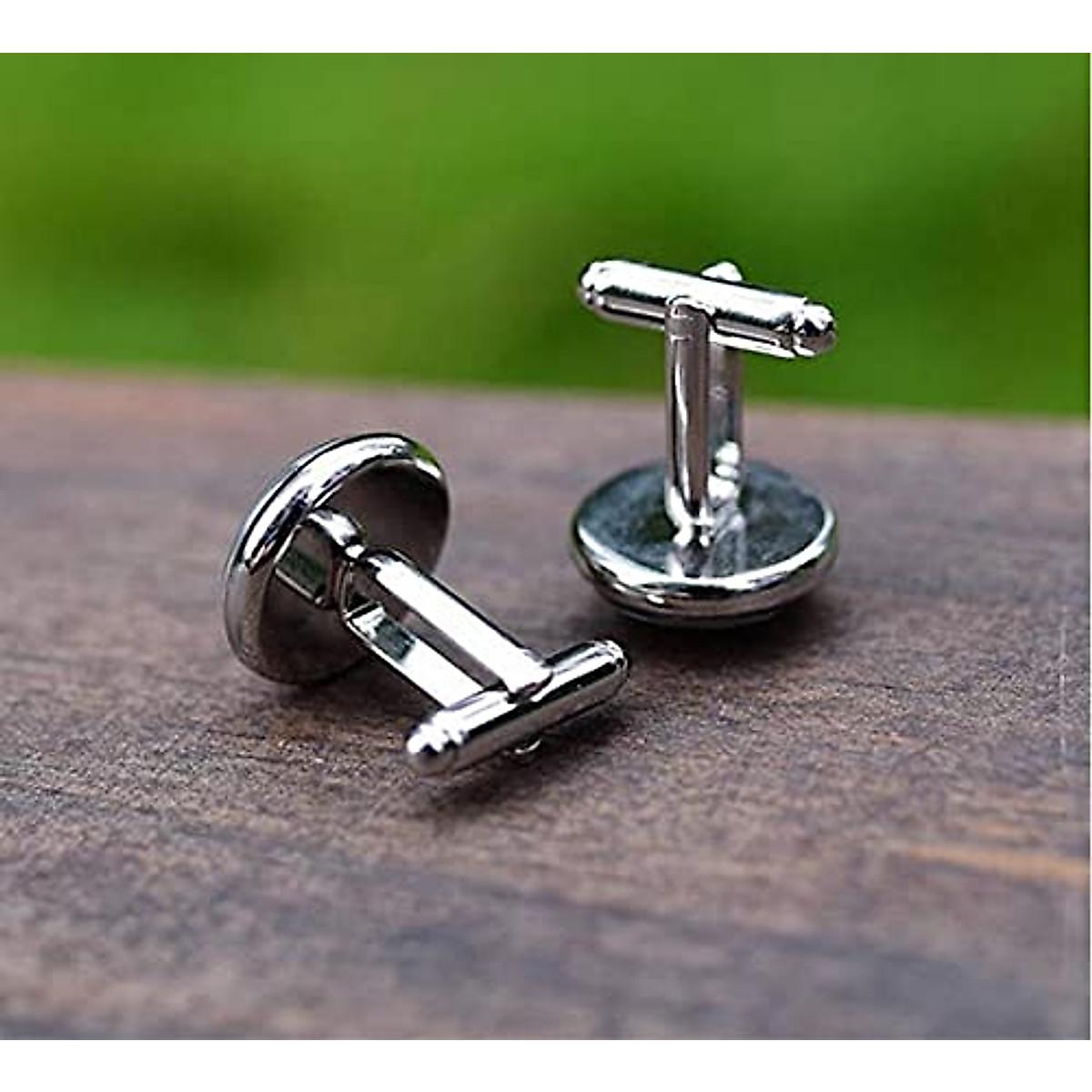 Kooer Birthday Gifts For Husband, Elven Leaf Cufflinks Wedding Cuff Links Tie Clip Gifts For Groomsman Best Man (Elven Leaf cufflinks tie clip set)
