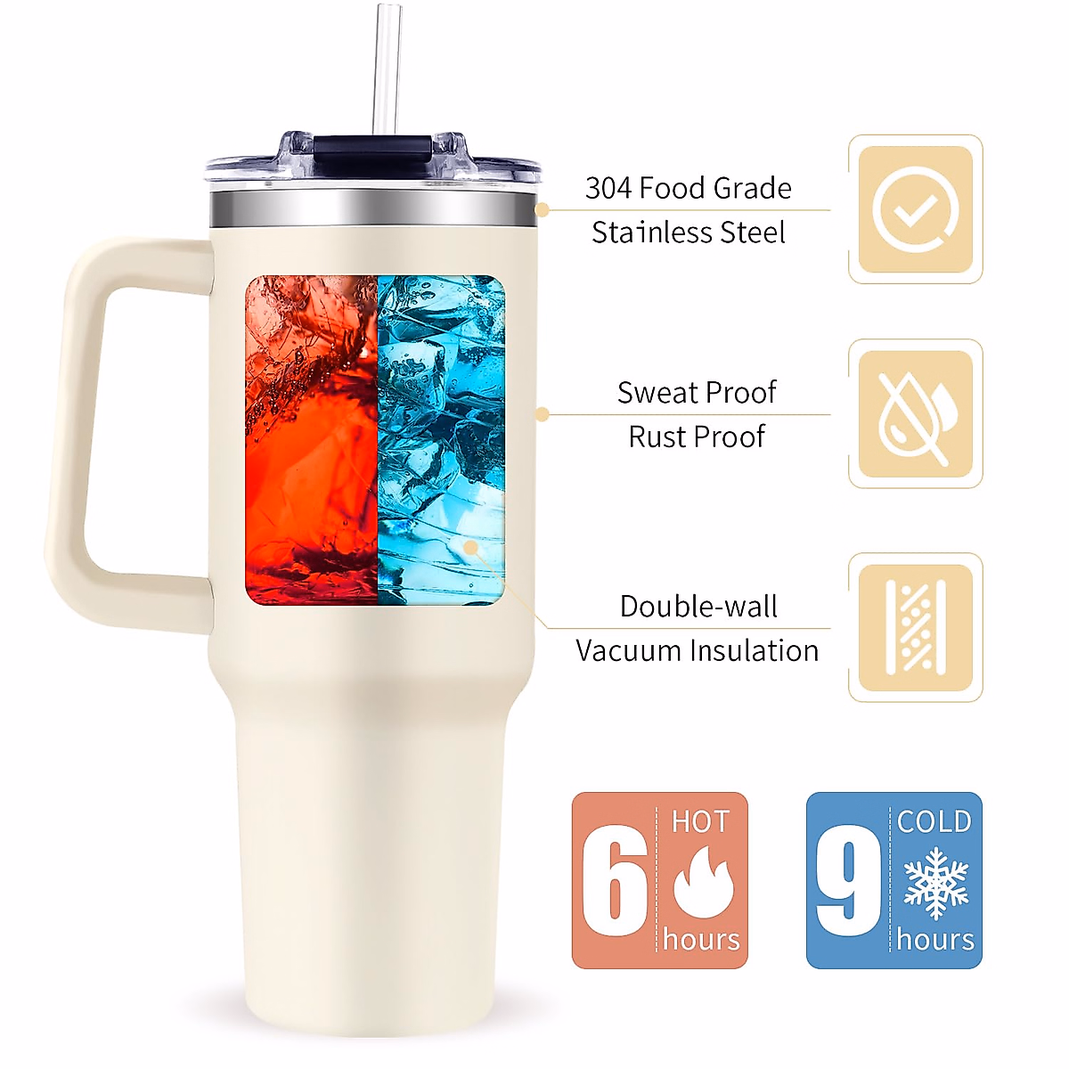 Personalized Sunflower Birthday Gifts for Women, Monogrammed 40oz Customized Tumblers Gifts with Initial Name for Grandma Mom Aunt Sister on Mothers Day, Custom Name Cups Gift for Her Female