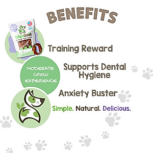 Nature Gnaws USA Smoked Bison Trachea Rings for Dogs (1Lb) – Delicious Grain Free Long Lasting Chew - Premium Natural Dog Chew Bones - Rawhide Free