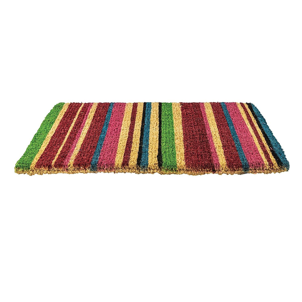 NoTrax, Stripes, Handmade Natural Coir Doormat, Entry Mat for Indoor or Outdoor Use, 18"x30", C11 (C11S1830ST)