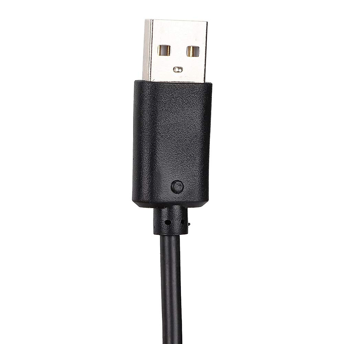 2 in 1 USB Fast Charging Cable for Microsoft Xbox 360 Controller, Charger Cord for Xbox 360 Game Controller, 1.5m/4.92ft(Black)