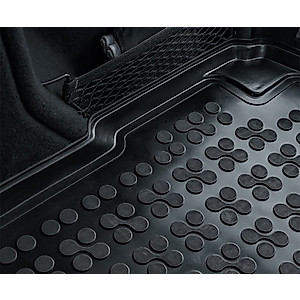 REZAW-PLAST Premium Trunk Mat Compatible with 2017-2024 Volvo S90 Cargo Mat/Sedan/All Weather Rear Rubber Floor Mat, Custom Fit, Tailored, Odorless, Car Accessories Black