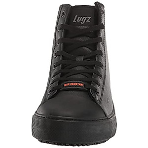 Lugz Men's Stagger Hi Slip-Resistant Food Service Shoe, Black, 9.5