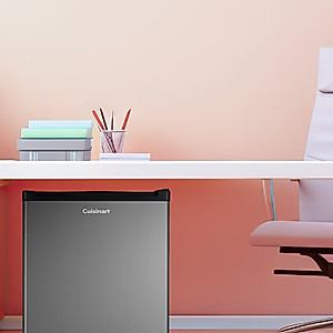 Cuisinart 1.7 Cu. Ft Compact Fridge, Silver