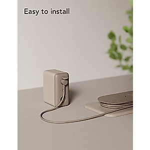 Nooie Solar Panel Charger for Nooie Pro Cam, Weather-Resistant, IP65 Waterproof, 360° Adjustable Mount, Non-Stop Green Charging, ONLY Compatible with The Nooie Pro Cam, 2W/6V