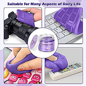 KAR4KLEANER Car Cleaning Gel, Car Accessories Cleaning Kit Car Cleaner Interior Detailing Kit Essentials for Car Dust Detail Removal Keyboard Cleaner for Automative Care, Air Vent, PC, Laptops