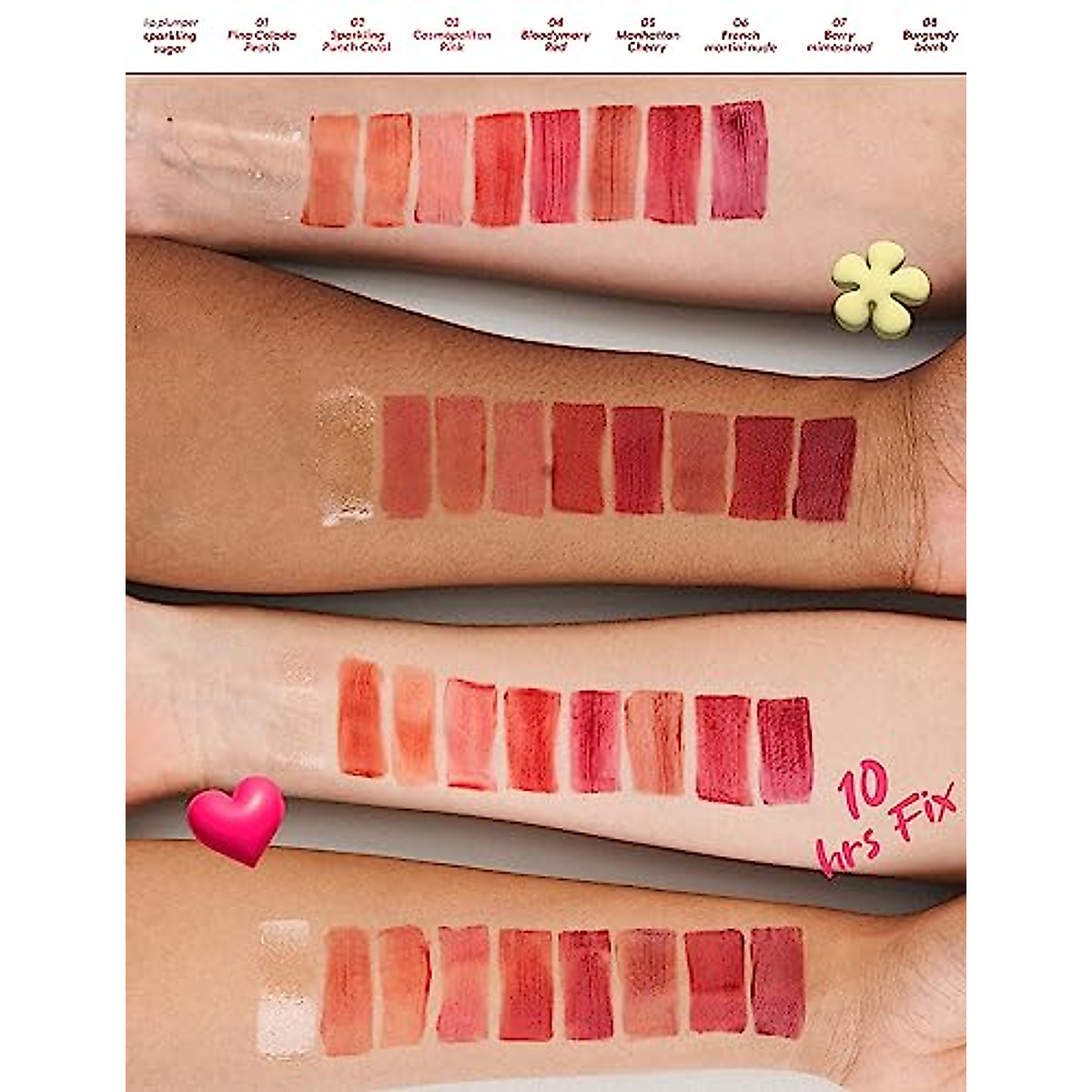 It's SKIN Tincy All-Day Semi-Matte Lip Stain Tint 0.13oz (01 Pina Colada Peach) - Non-Transfer Wear | Smooth Satin Finish, Rich Pigmentation | Moisturizing, Comfortable Vivid Color for Lasting All-Day