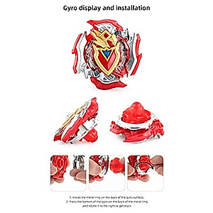 3-Piece Bey Battling Burst Tops B-201 Zest Achilles B-105 Z-Achilles B-104 Winnig Valkyrie Combat Battling Game Bayblade pro Series Set for Kids Children Birthday Party Idea