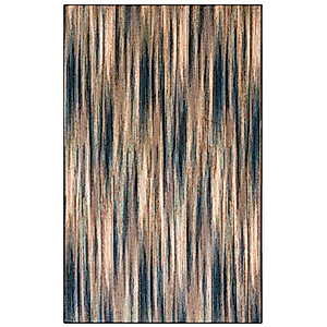 Mohawk Home Kearney Navy Area Rug, 5'x8', Tan