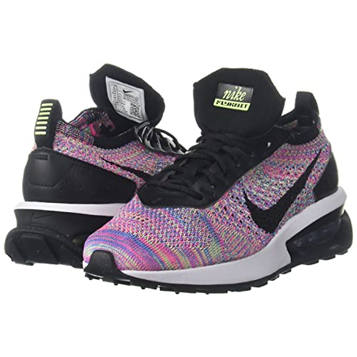 Nike Womens Air Max FlyKnit Racer Exercise Running & Training Shoes Black