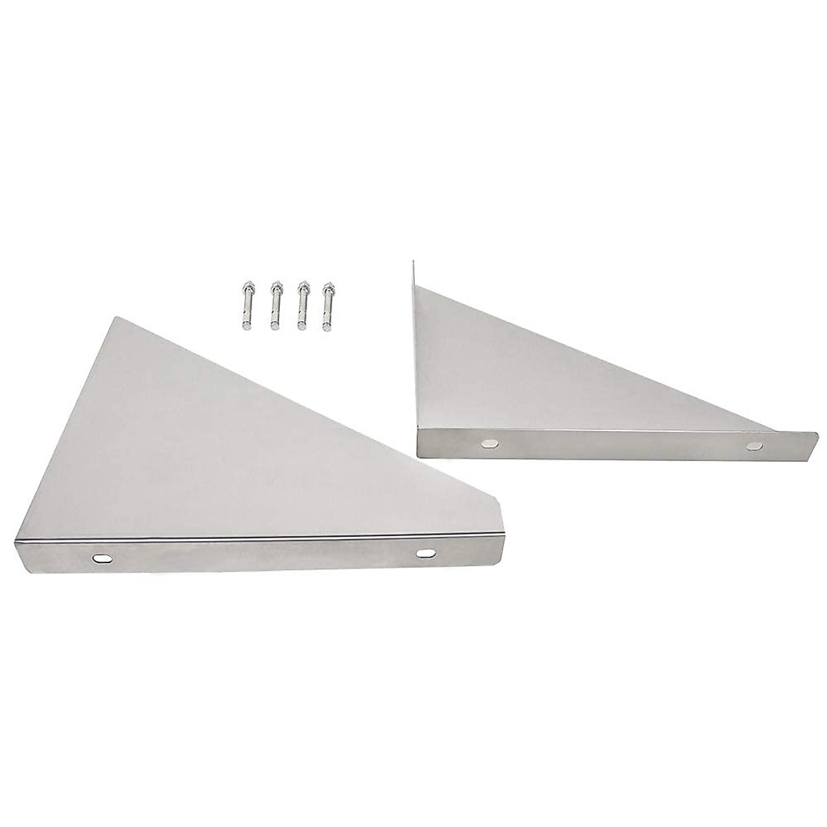 TAIMIKO Stainless Steel Wall Shelf Commercial (Restaurant, Bar, Home, Kitchen, Laundry, Garage and Utility Room) (47.2" x 12.6")