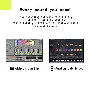 Arturia - Keystep Pro - All-in-One Performance MIDI Controller, Sequencer and Arpeggiator - 4 Polyphonic Sequencer Tracks, 24-Part Drum Sequencer, MIDI & CV Connectivity, 37-Note Slim Keybed