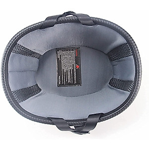 CXKS Motorcycle Half Helmet Motorcycle Helmet Skull Cap for Men Women Ultra-Thin Beanie hat, Scooter Moped Street Cruiser Jet Style DOT Certified Helmet (55-63CM) Matte black, Large