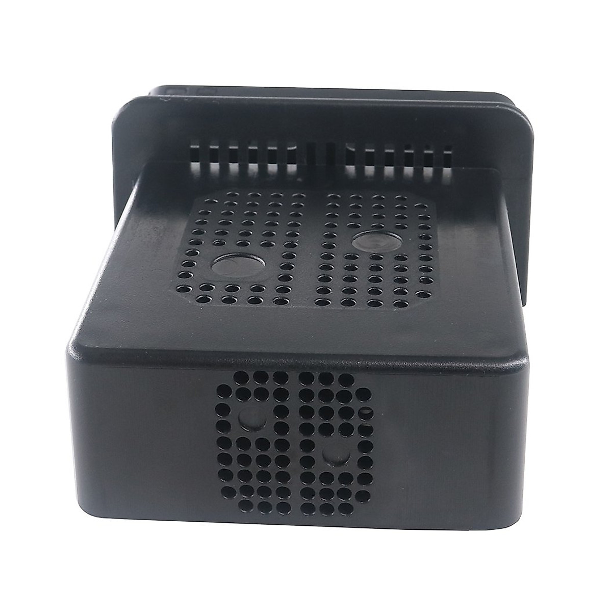 J&TOP Portable DIY Replacement Dock Mount Case for Nintendo Switch,Black(Only The Case)