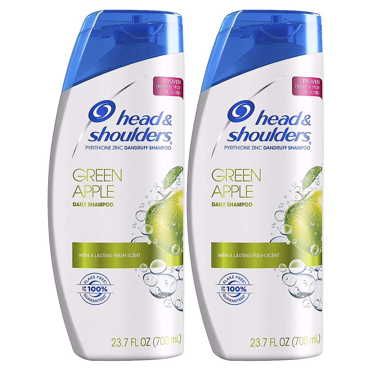 Head & Shoulders Head and Shoulders Green Apple Daily-use Anti-dandruff Shampoo, 23.7 Fl Oz Twin Pack, 23.7 Fluid Ounce