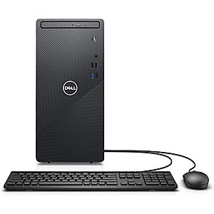 2021 Newest Dell Inspiron 3891 Desktop PC, Intel Core i3-10105, 12GB RAM, 1TB HDD, WiFi 6, Bluetooth, HDMI, DVD-RW, Wired Keyboard&Mouse, Win 11 Home (Renewed)