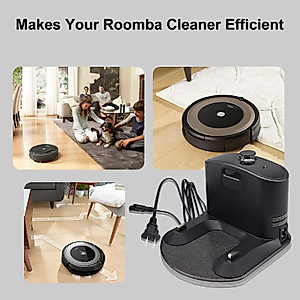 Roomba Charging Base, Roomba Charger Dock, Replacement Roomba Docking Station for irobot Roomba e5 e6 i8 i7 i6 i4 i3 i1 500 600 700 800 900 Series -Charger ADF-N1 17170 17064 4452369