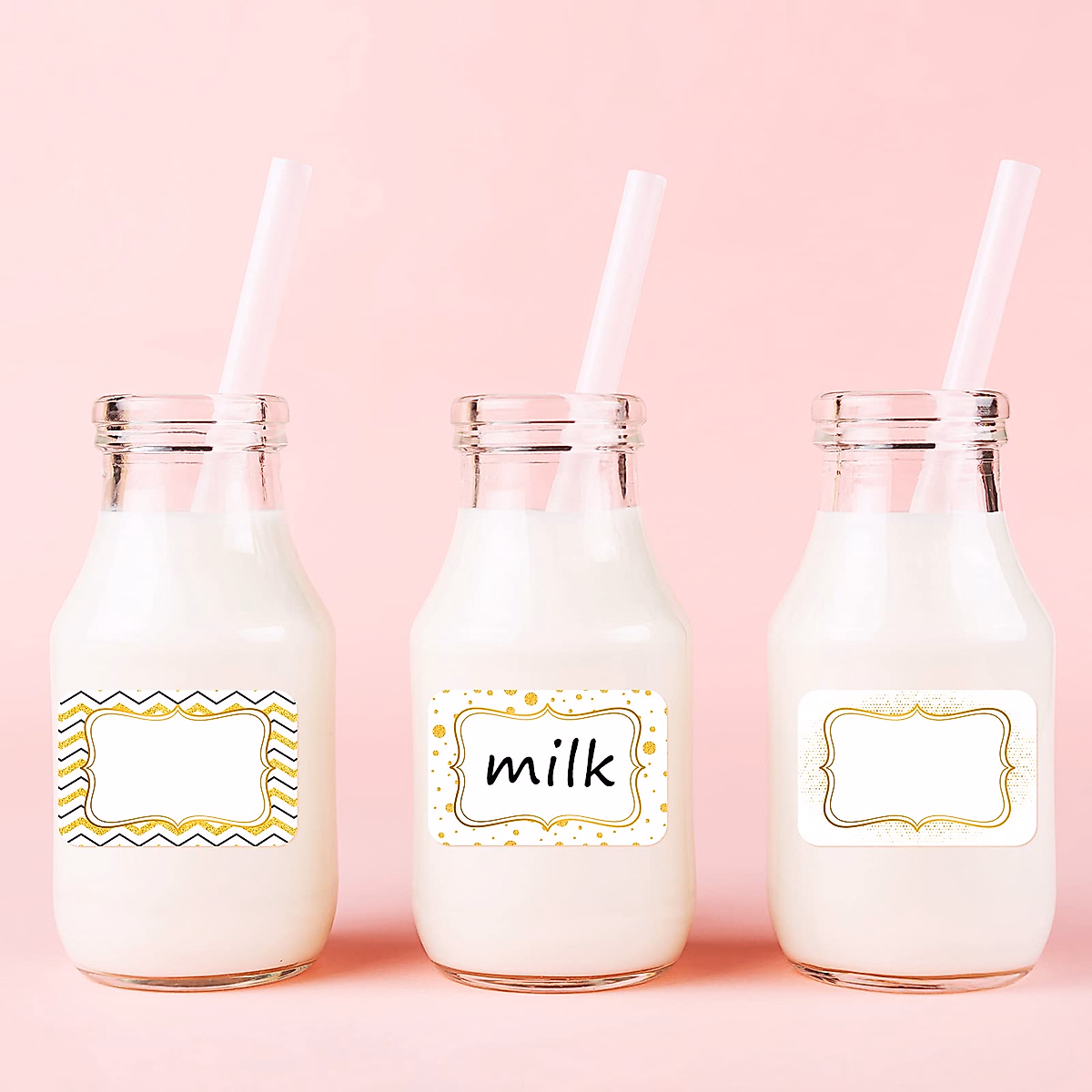 200 Pieces Name Tag Stickers Party Name Tags Border Name Tag Labels ...