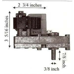 Premium Whitfield Pellet Auger Motor 12046300-10+ Year Lifespan - PP7000 MFR