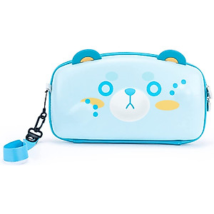 GeekShare Cute Bear Carry Case Compatible with Nintendo Switch/Switch OLED - Portable Hardshell Slim Travel Carrying Case fit Switch Console & Game Accessories
