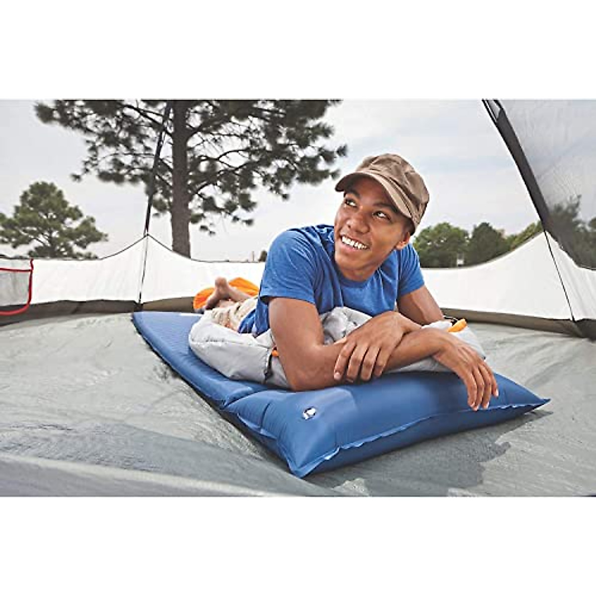 Self-Inflating Camp Pad with Attached Pillow