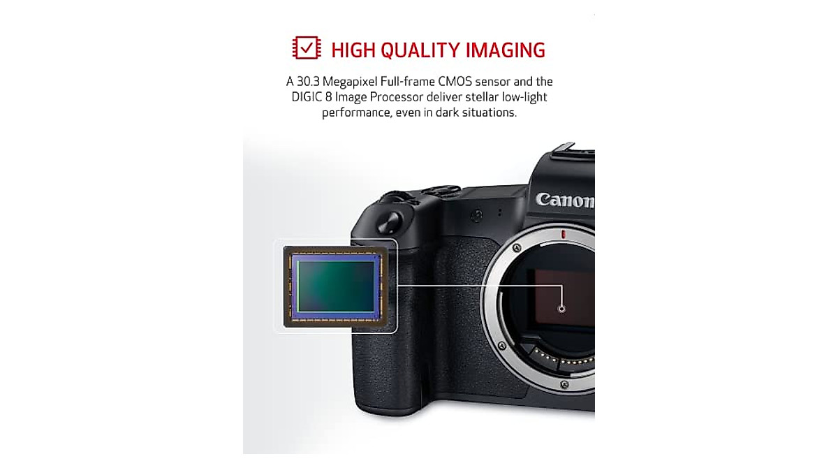 Canon EOS R Mirrorless: 4K Vlogging & Full-Frame Camera Kit
