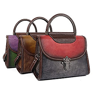 WYKDD Ladies Handbag Crossbody Handbag Women Retro Messenger Shoulder Tote Bag (Color : E, Size : 21 cm (L)*8.5 cm(D)*16 cm (T))