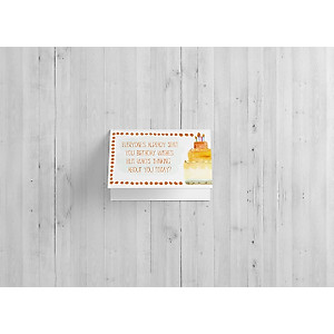 Red Door Inspirations Funny Belated Happy Birthday Card, 25 cards and envelopes (Belated Birthday - Humorous)