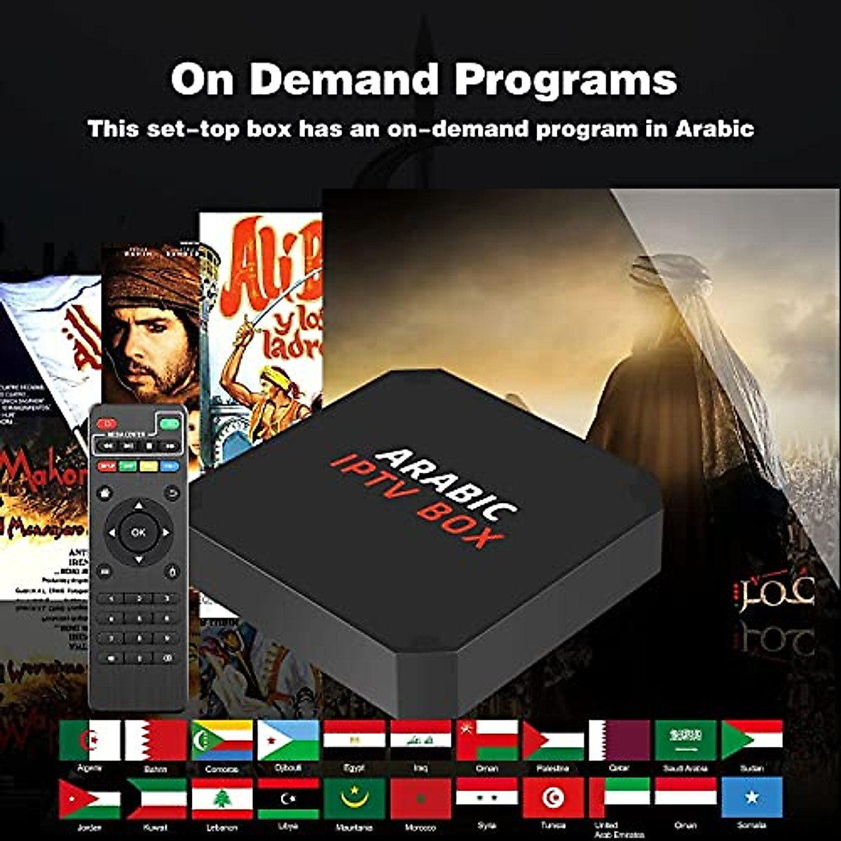 GEOPLE 2023 New Arabic IPTV Arab Box. Quad Core ARM Cortex A53 4k Video Supported