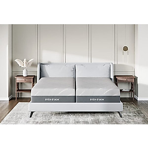 Sven & Son King Hybrid Mattress 14" Bamboo Charcoal and Luxury Cool Gel Memory Foam, Motion ISOLATING Springs, Designed in USA(King, Mattress Only 14")
