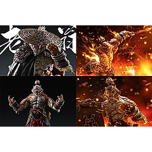 RAYGE3LOV Maestro Union FuRay Planet Blade Master Weng 1/12 Scale Figure 8.5in Furry Action Figures,Furay Planet Series weretiger Blade Master Weng wave3 weretiger,Orcs,Beastmen