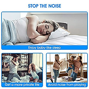 CRETBEL 4PCS Adjustable Bed Frame Anti-Shake Tool (Upgraded) for Loft Beds, Headboard Stoppers with Free Furniture Pads and Screws, Protect The Wall from Banging, Easy to Install (1.1-2.5in)