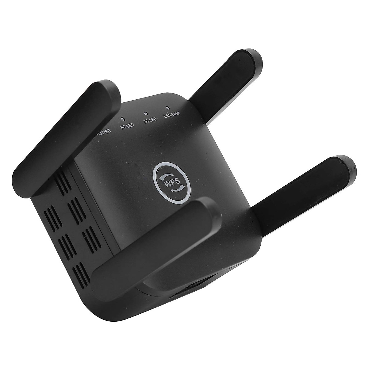 Kafuty-1 WiFi Range Extender, Wireless WiFi Repeater Signal Amplifier Up to 300meters / 984.3ft, WiFi Repeater Up to 300Mbps Speed, 2.4 ghz, 802.11 b/g/n, with Ethernet Port(Black US)