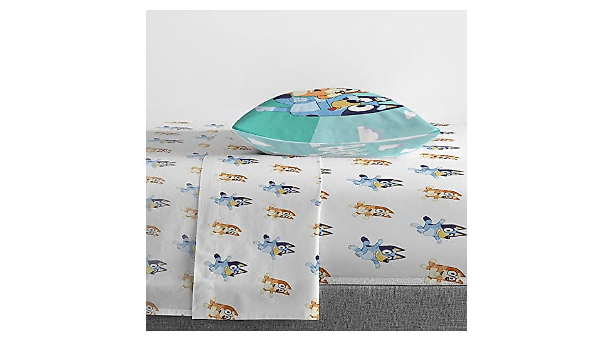Bluey & Bingo Toddler Sheet Set - Super Soft Kid's Bedding
