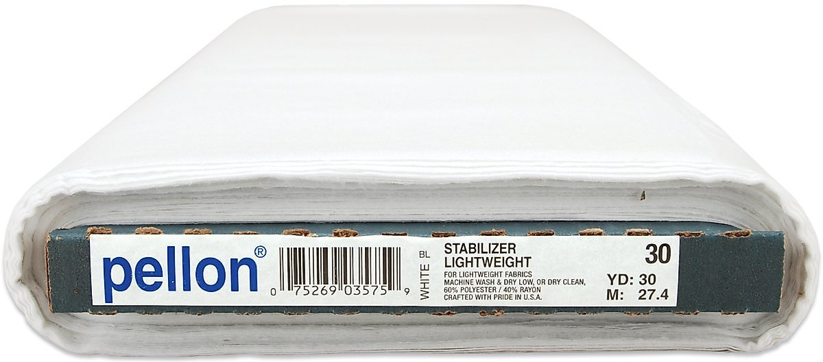 Pellon White Stabilizer Light weight, 1 Pack
